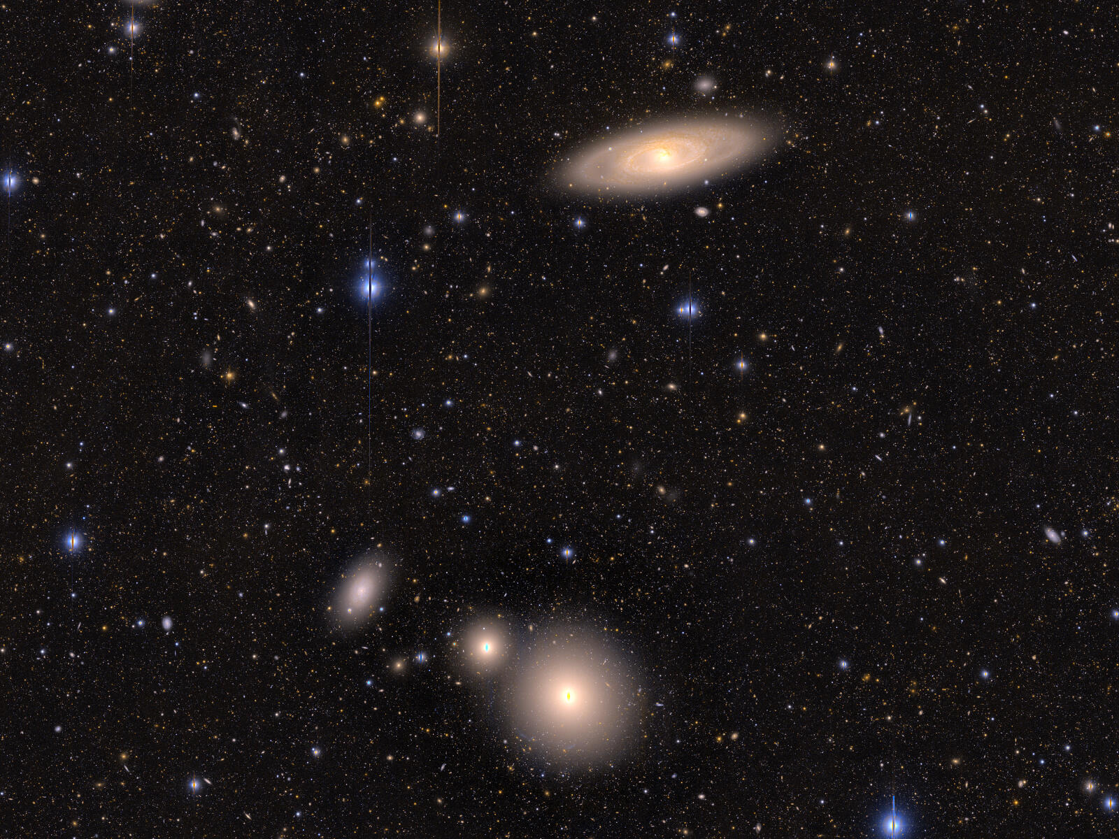 Barred Spiral Galaxy NGC 4274 and Other Galaxies | Subaru Gallery ...